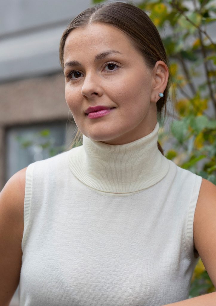 Alicia ermløs merinoull topp - TirillM